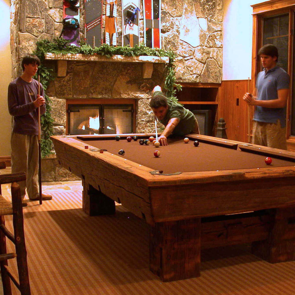 Home | Rustic Pool Table | Aspen Rustic Inc. | Custom Built Game Room ...