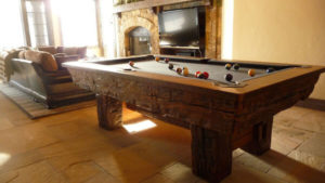 Reclaimed Timber | Rustic Pool Table | Aspen Rustic Inc. | Custom Built ...