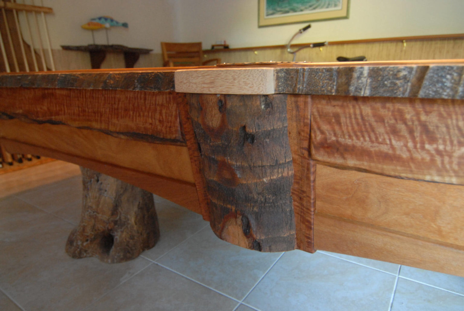 Tropical Pool Tables | Rustic Pool Table | Aspen Rustic Inc. | Custom ...